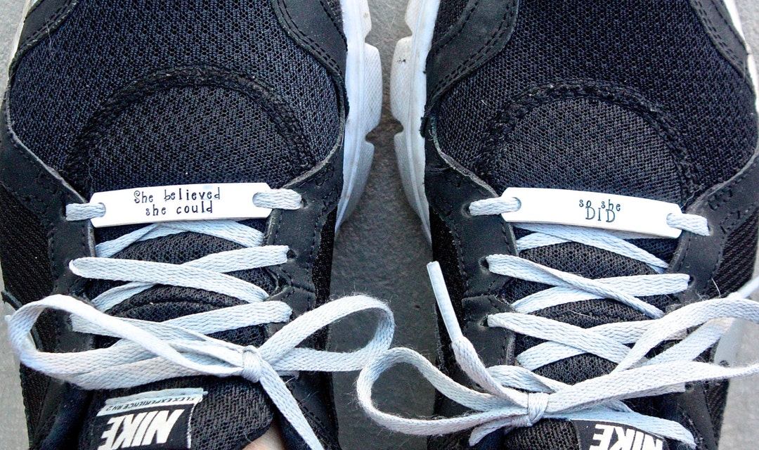 Shoe Tags - Personalized Shoe Tags - Marathon - Motivational ...