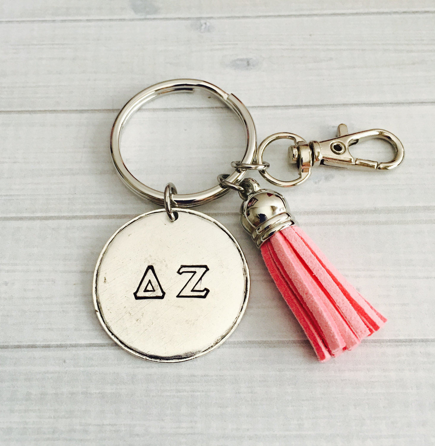 Delta Zeta Key Chain Sorority Key Chain Tassel Key Chain | Etsy