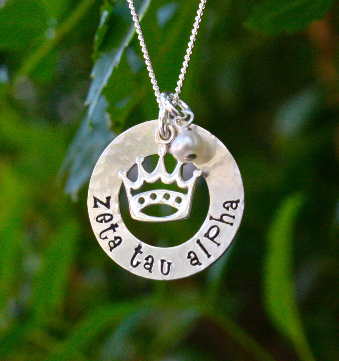 Zeta Tau Alpha Necklace - Zeta Tau Alpha Jewelry - Sorority Jewelry ...