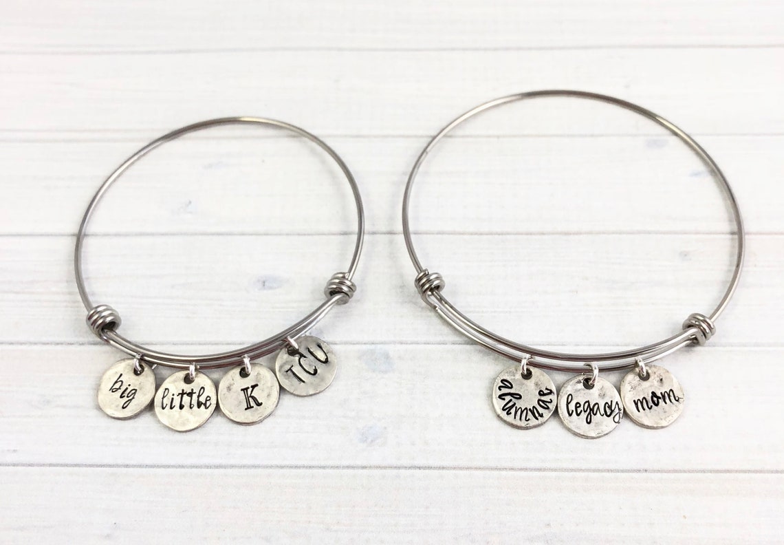 Kappa Beta Gamma Bracelet Kappa Beta Gamma Bangle Bracelet - Etsy