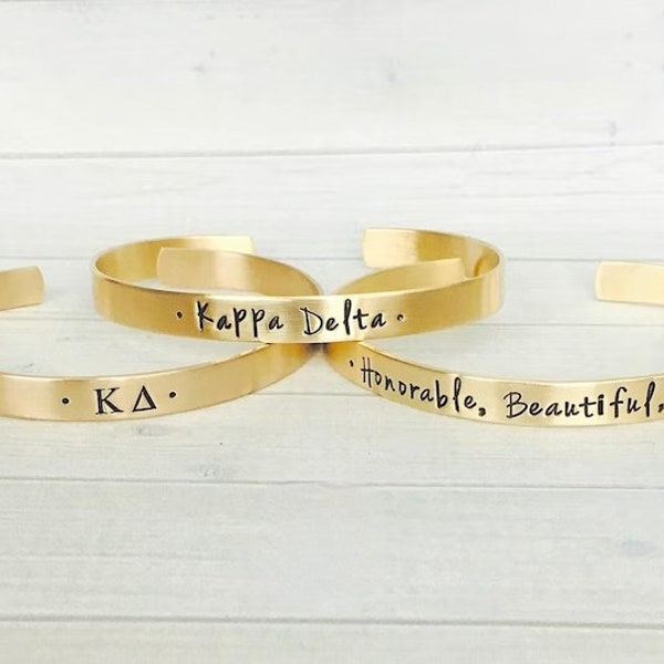 Kappa Delta Bracelet - Etsy