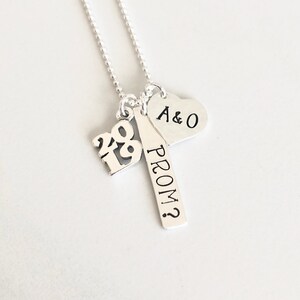 Homecoming Proposal Necklace, HOCO Jewelry, Promposal Necklace ...