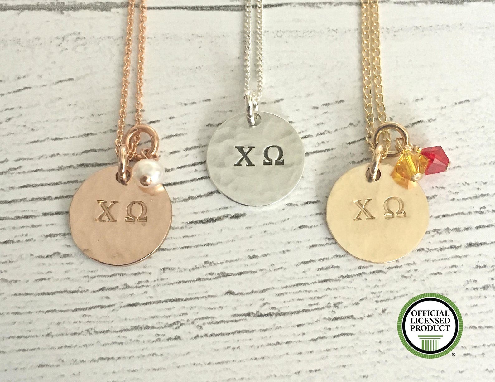 Chi Omega Necklace Chi Omega Jewelry Sorority Necklace | Etsy