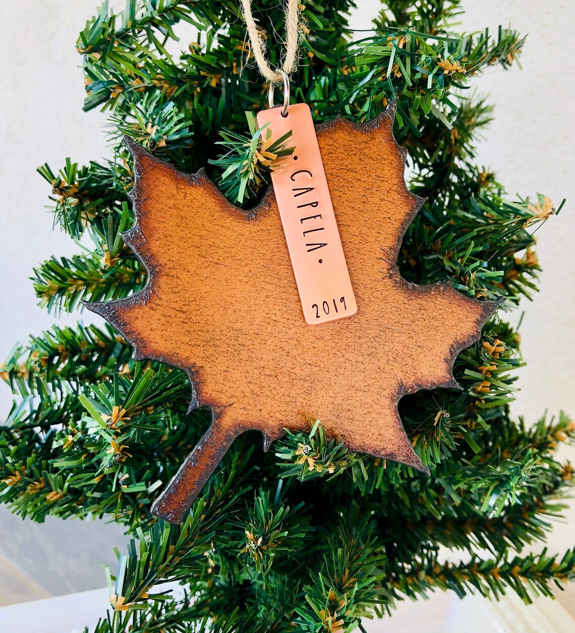 Maple Leaf Ornament Canada Ornament Canadian Maple Leaf - Etsy