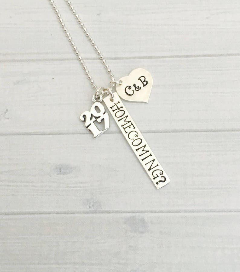 Homecoming Proposal Necklace HOCO Jewelry Promposal | Etsy