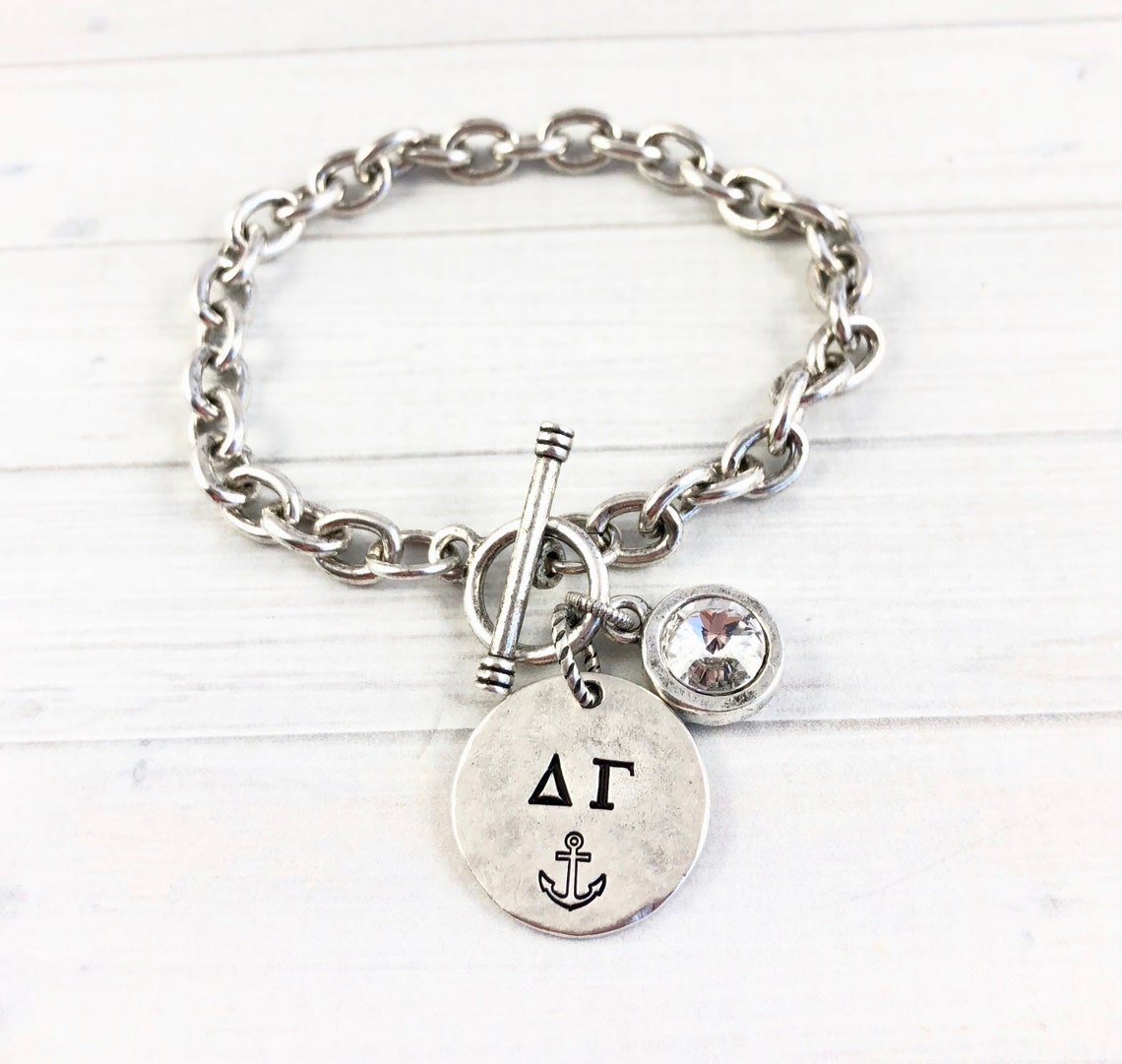 Delta Gamma Bracelet, Delta Gamma Jewelry, DG Bracelet, Big Sis Little ...