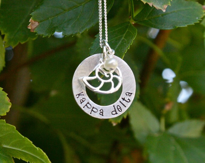 Kappa Delta Necklace, Kappa Delta Jewelry, Sorority Jewelry, Sorority ...
