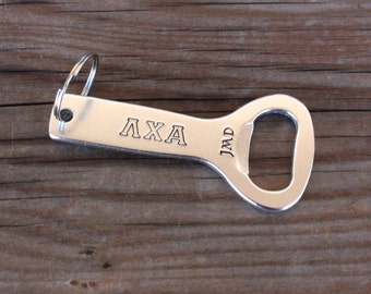 Fraternity Bottle Opener Greek Custom Key Chain Big Brother | Etsy
