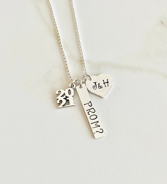 Homecoming Proposal Necklace HOCO Jewelry Promposal | Etsy