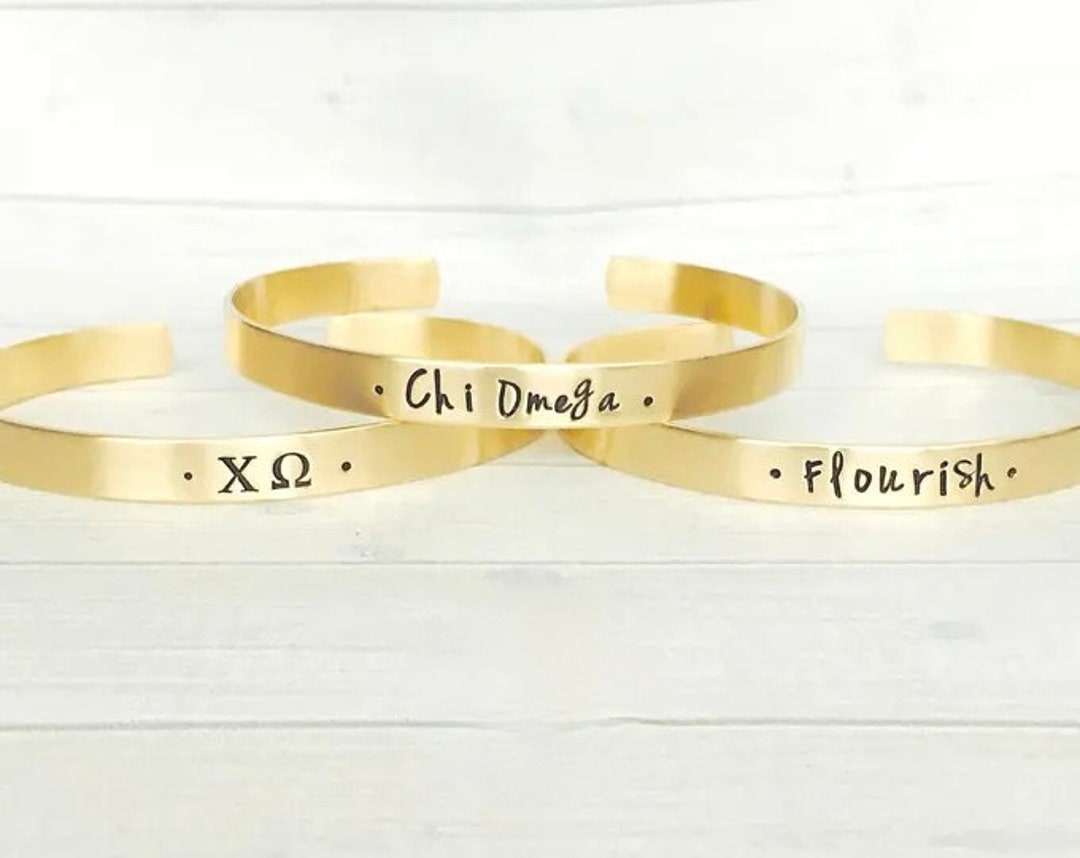 Chi Omega Bracelet Chi Omega Jewelry Sorority Bracelet Sorority Jewelry ...