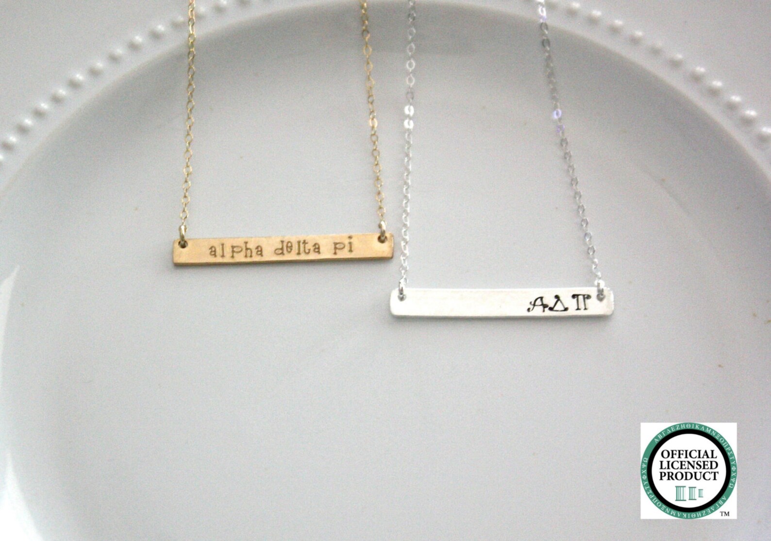 ALPHA DELTA PI Necklace Alpha Delta Pi Jewelry Sorority | Etsy