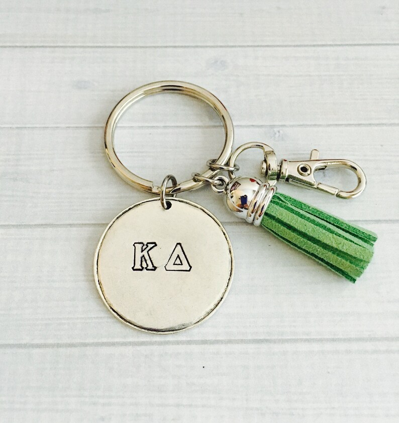 Kappa Delta Key Chain Sorority Key Chain Tassel Key Chain - Etsy