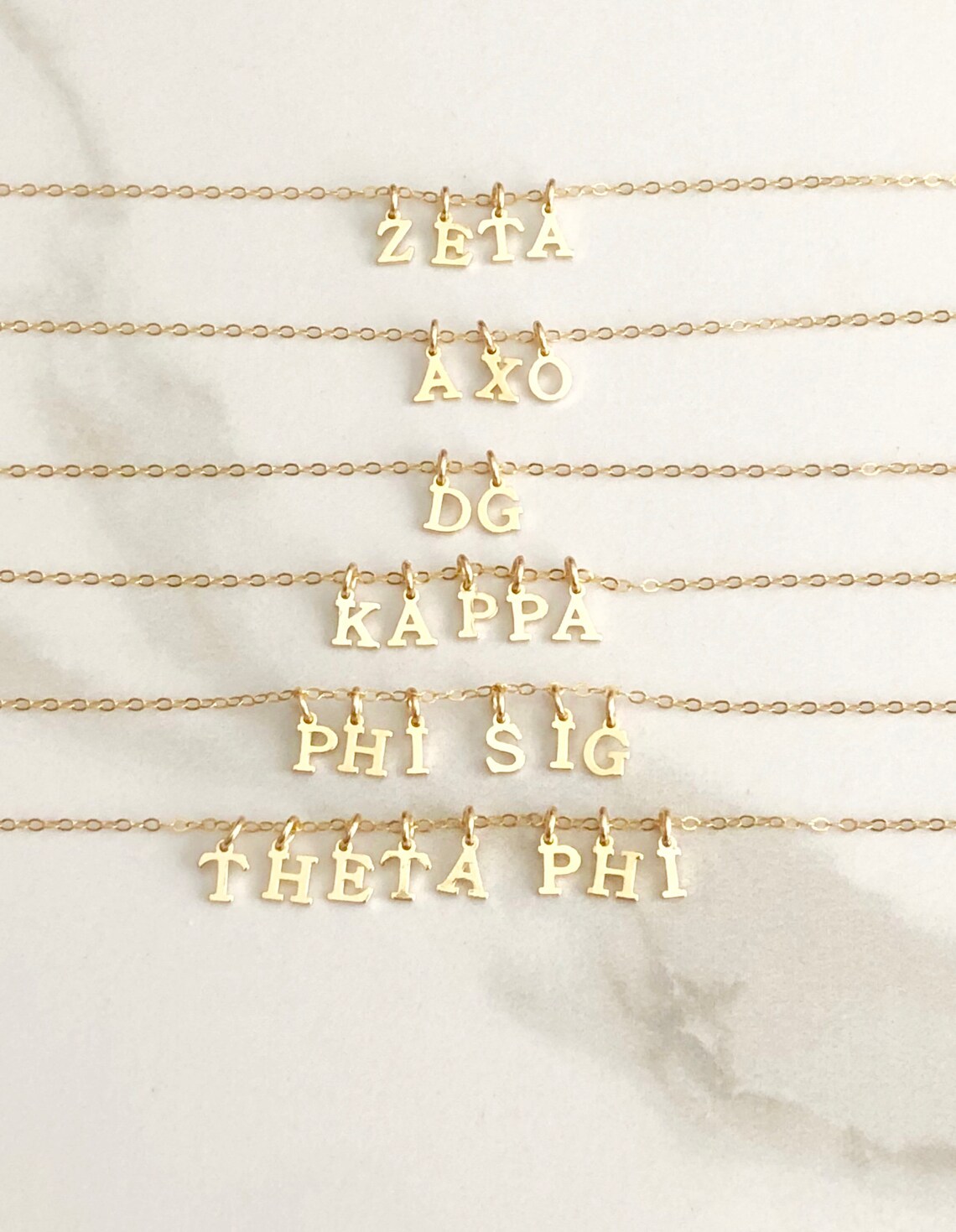 Zeta Tau Alpha Sorority Necklace, Zeta Sorority Necklace, Zeta Tau ...