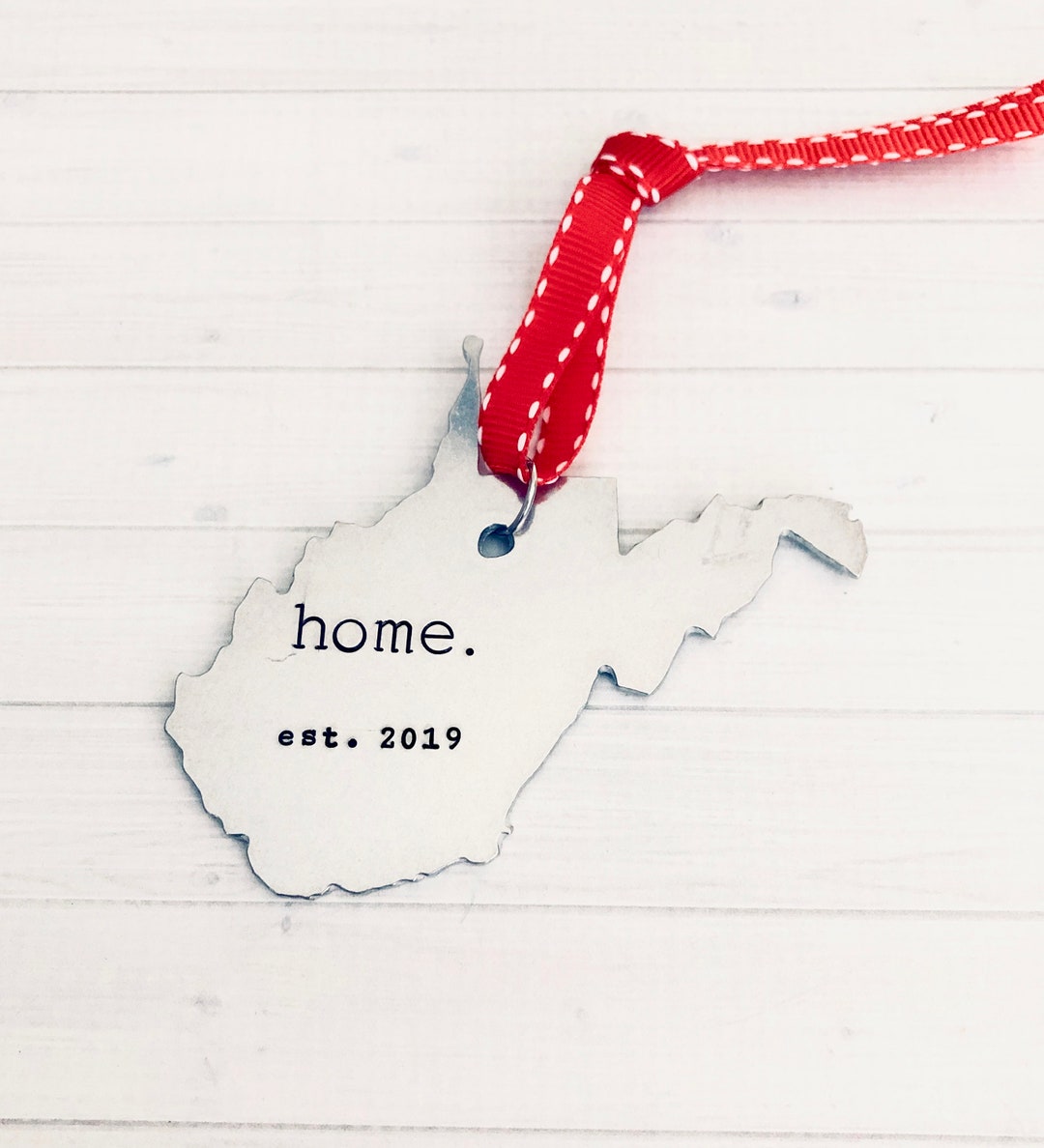 West Virginia Ornament, Personalized West Virginia Ornament, West ...