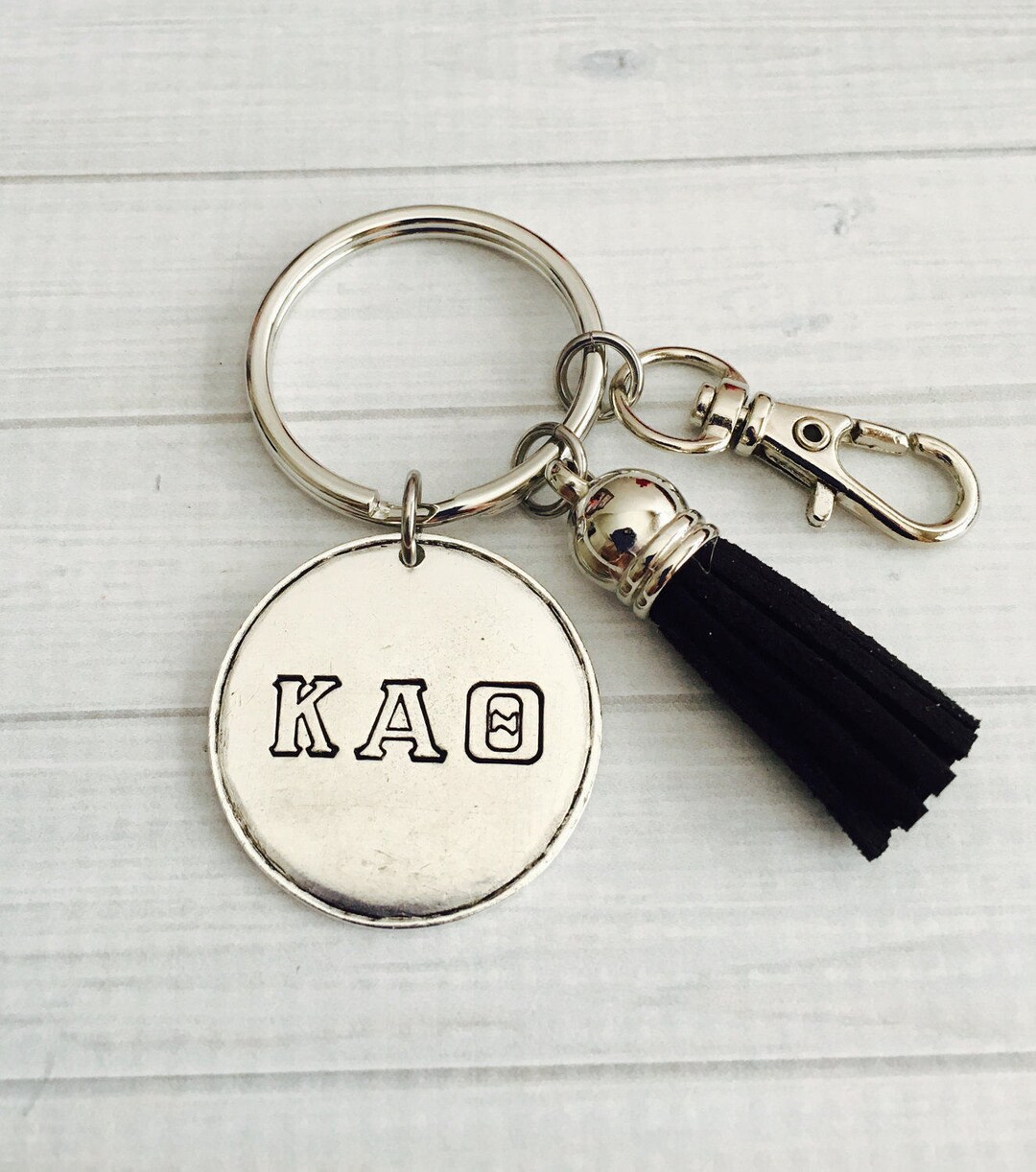 Kappa Alpha Theta Key Chain - Sorority Key Chain - Tassel Key Chain ...