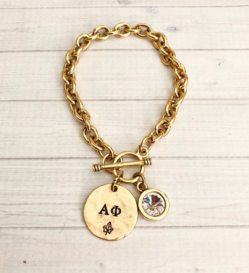 Alpha Phi Bracelet Alpha Phi Jewelry Alpha Phi Charm - Etsy