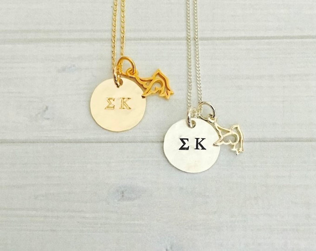 Sigma Kappa Necklace - Sigma Kappa Jewelry - Sigma Kappa Dove Jewelry ...