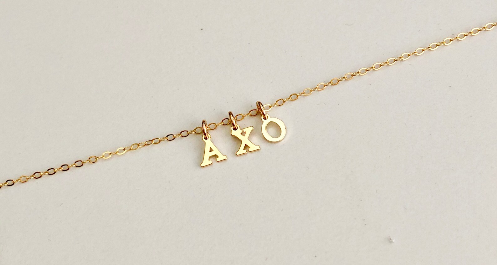 Alpha Chi Omega Sorority Necklace AXO Sorority Necklace | Etsy