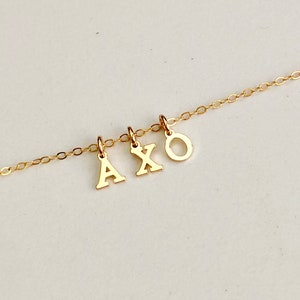 Alpha Chi Omega Sorority Necklace, AXO Sorority Necklace, Alpha Chi ...