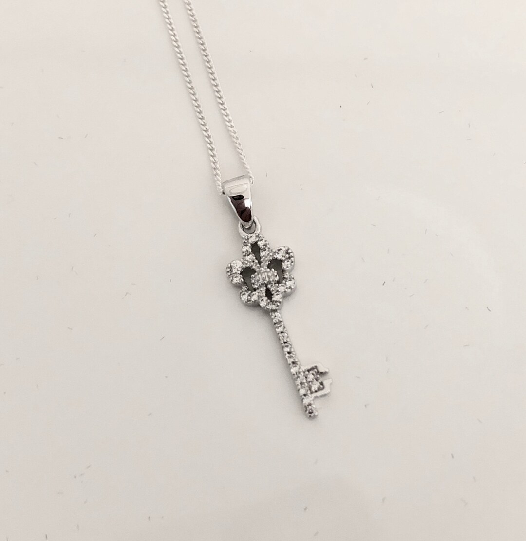 Kappa Kappa Gamma Necklace, Gold Key, Silver Key, Sorority Jewelry ...