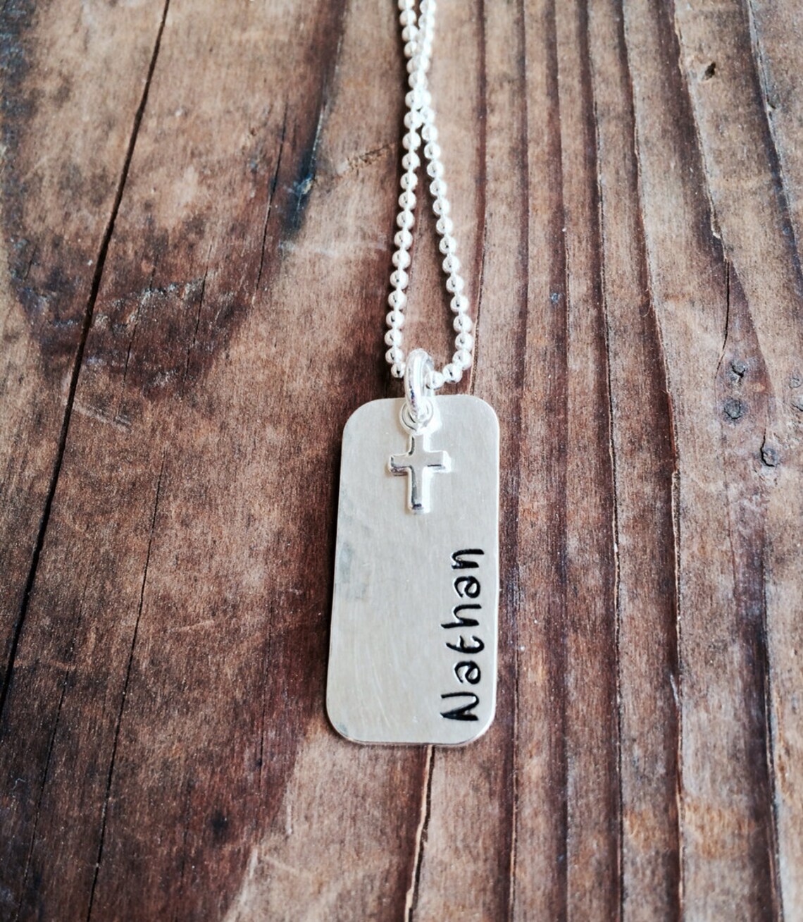Personalized Dog Tag Necklace, Mini Dog Tag Necklace, Christian ...