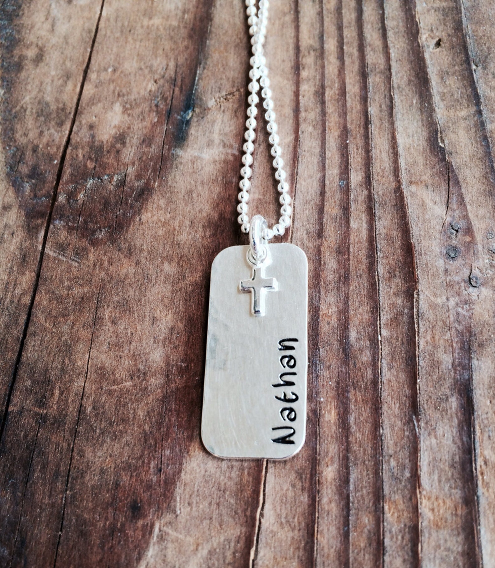 Personalized Dog Tag Necklace Mini Dog Tag Necklace | Etsy