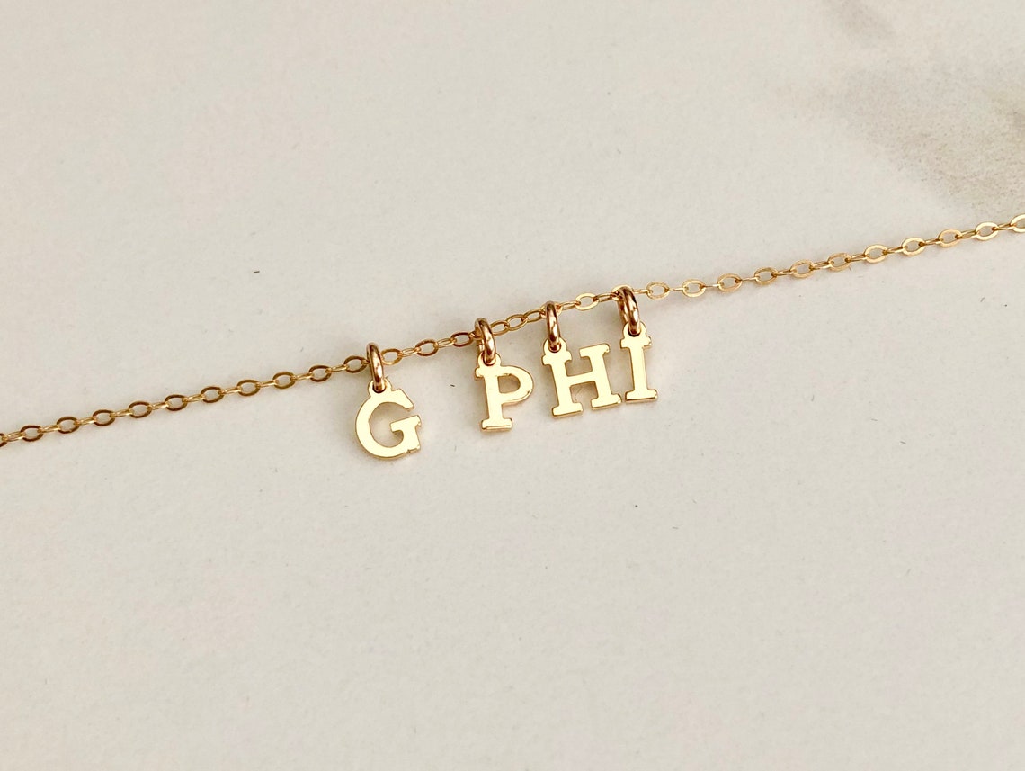 Gamma Phi Beta Sorority Necklace, Gphi Sorority Necklace, Gamma Phi ...
