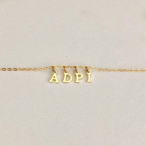 Alpha Delta Pi Sorority Necklace, ADPI Sorority Necklace, Alpha Delta ...