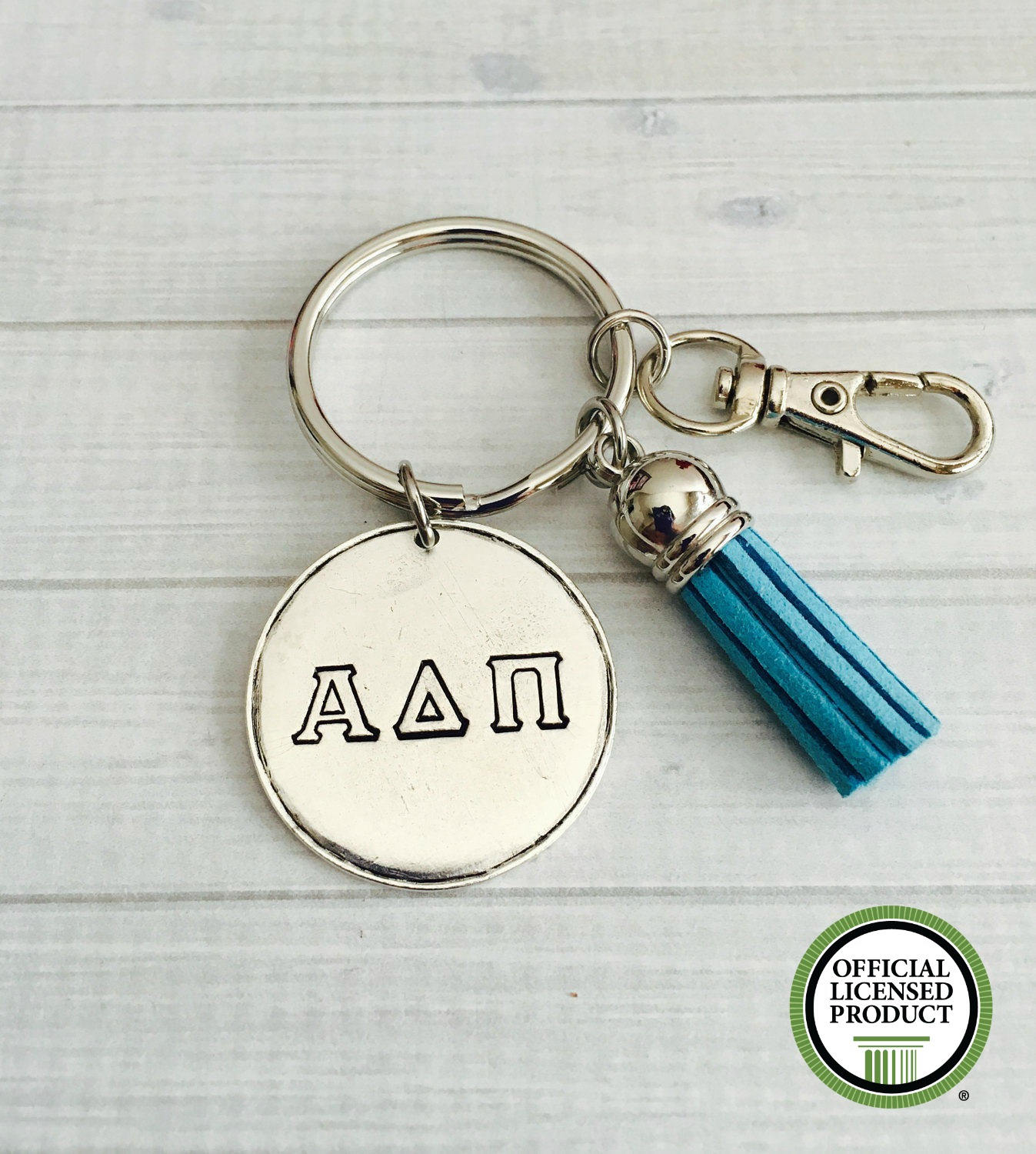 Alpha Delta Pi Key Chain Adpi Sorority Key Chain Tassel Key | Etsy