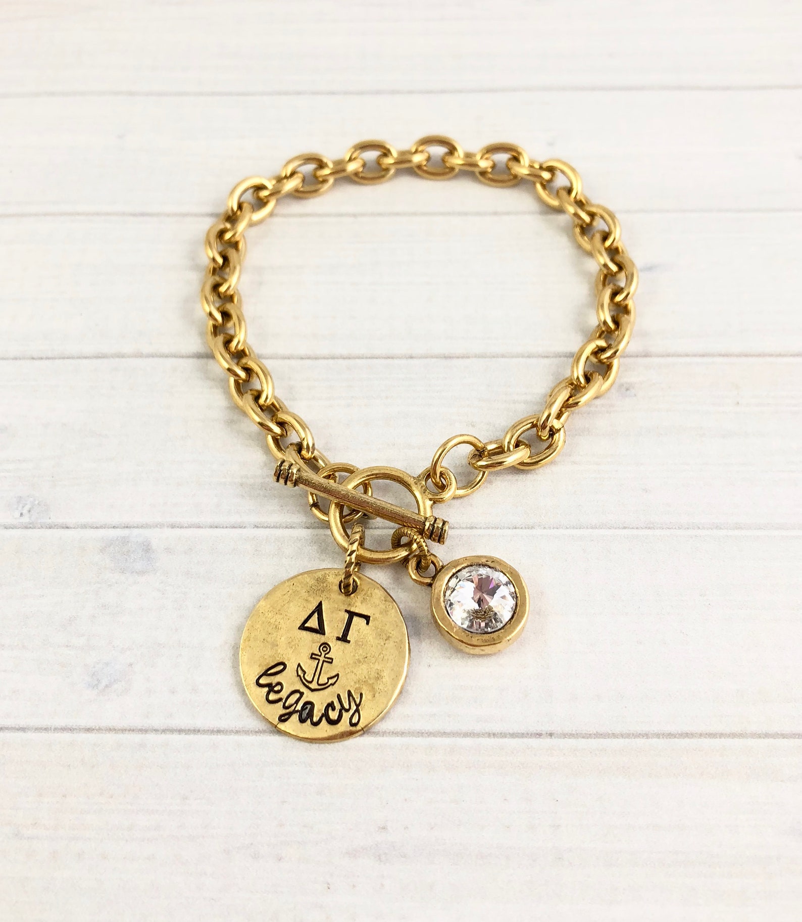 Sorority Legacy Bracelet Sorority Legacy Jewelry Greek | Etsy