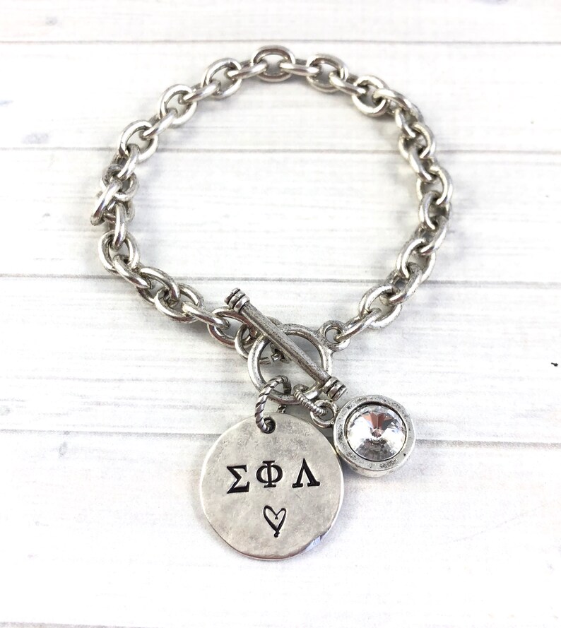 Sigma Phi Lambda Bracelet Sigma Phi Lambda Jewelry Sigma Phi | Etsy