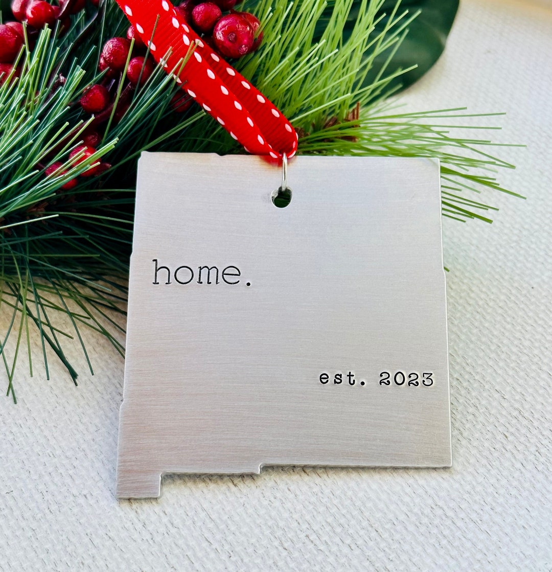 New Mexico Ornament, Personalized New Mexico Ornament, New Mexico ...