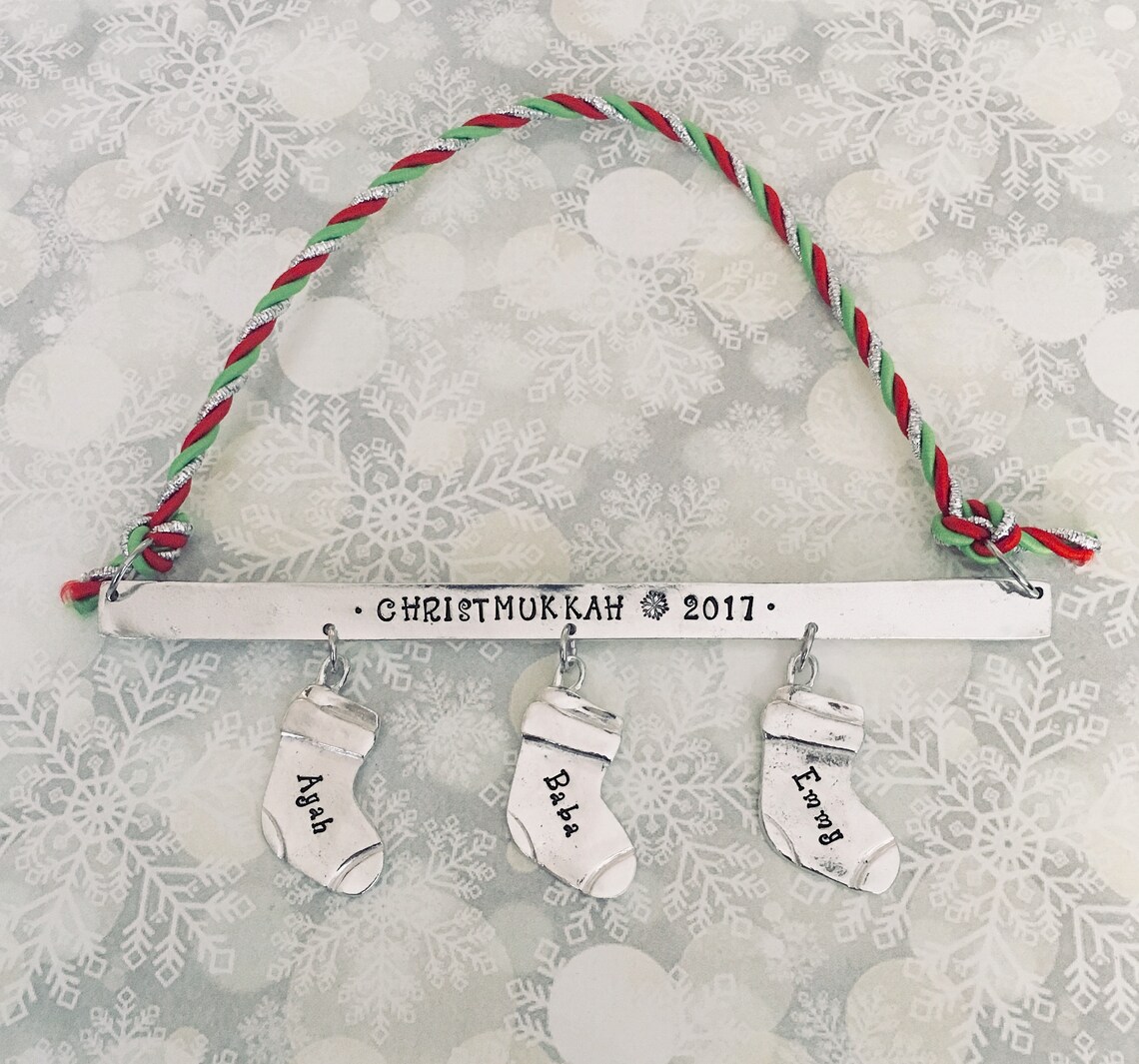 Personalized Ornament Christmas Stocking Ornament - Etsy