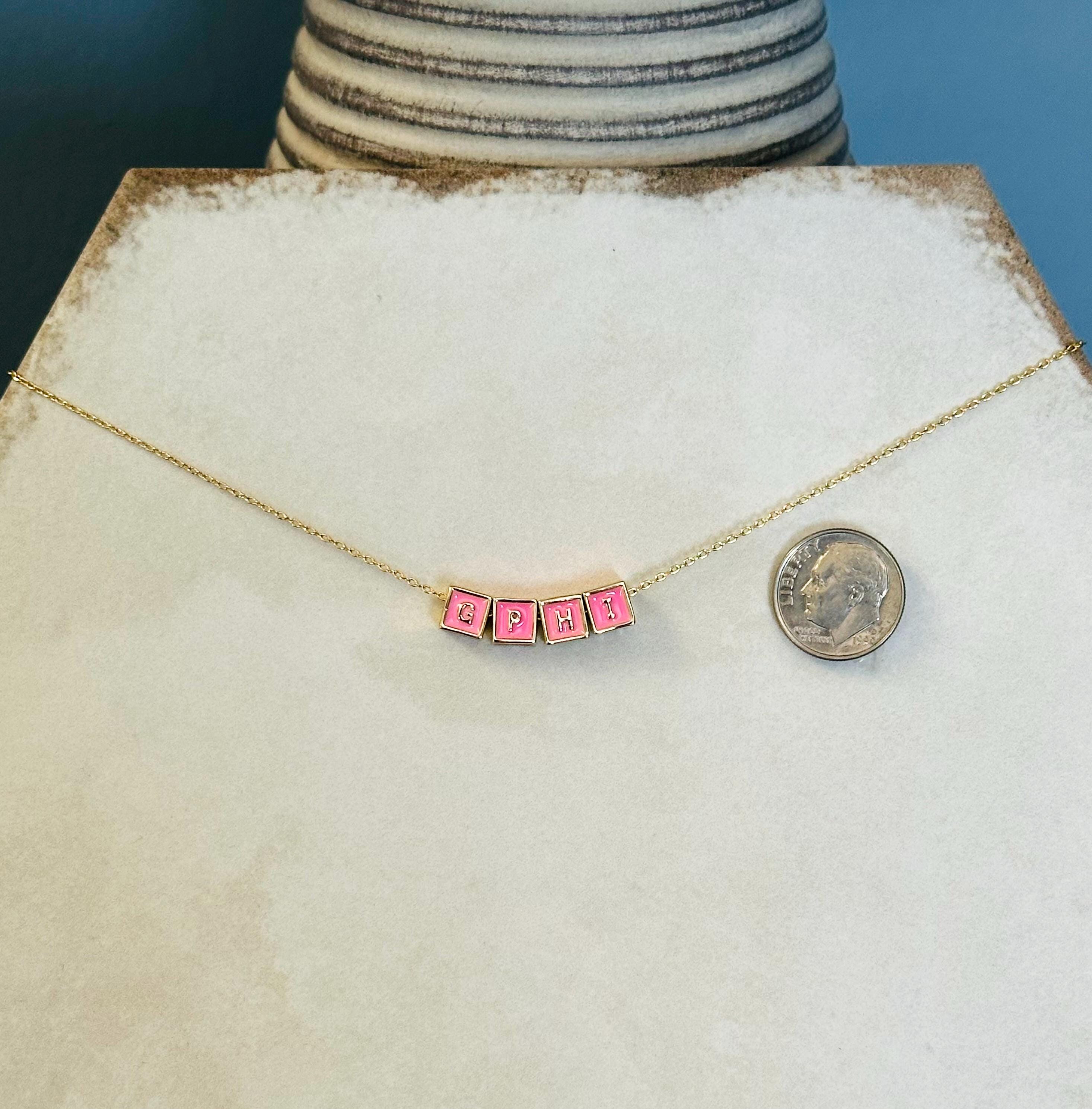 Alpha Delta Pi Necklace, Adpi Necklace, Alpha Delta Pi Jewelry, Adpi ...