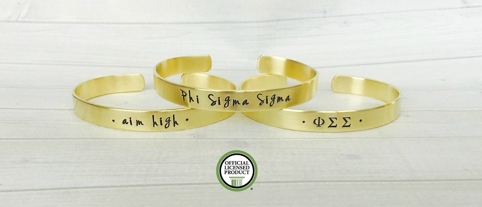 Phi Sigma Sigma Bracelet Phi Sigma Sigma Jewelry Sorority - Etsy