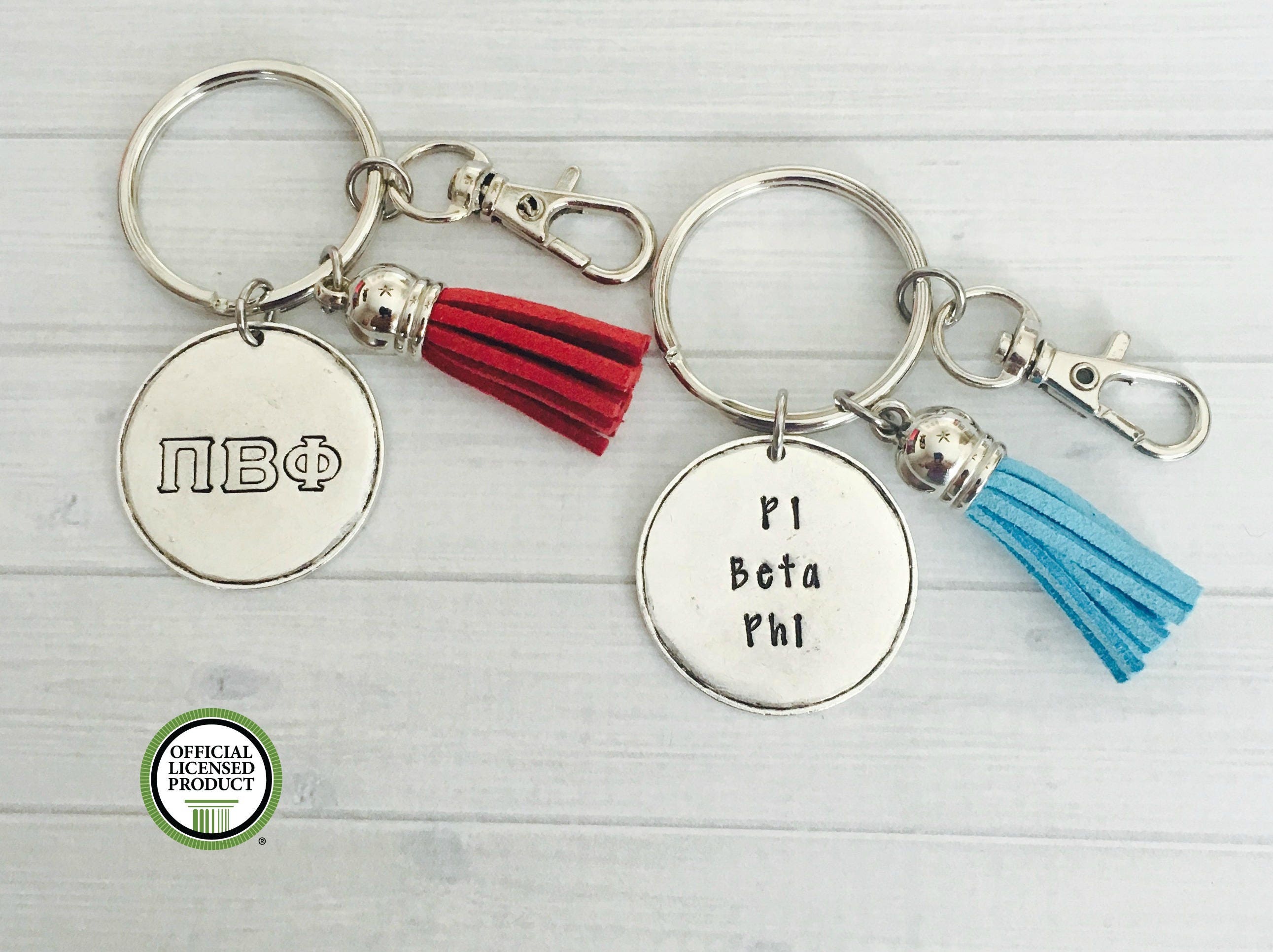 Pi Beta Phi Key Chain Sorority Key Chain Tassel Key Chain | Etsy