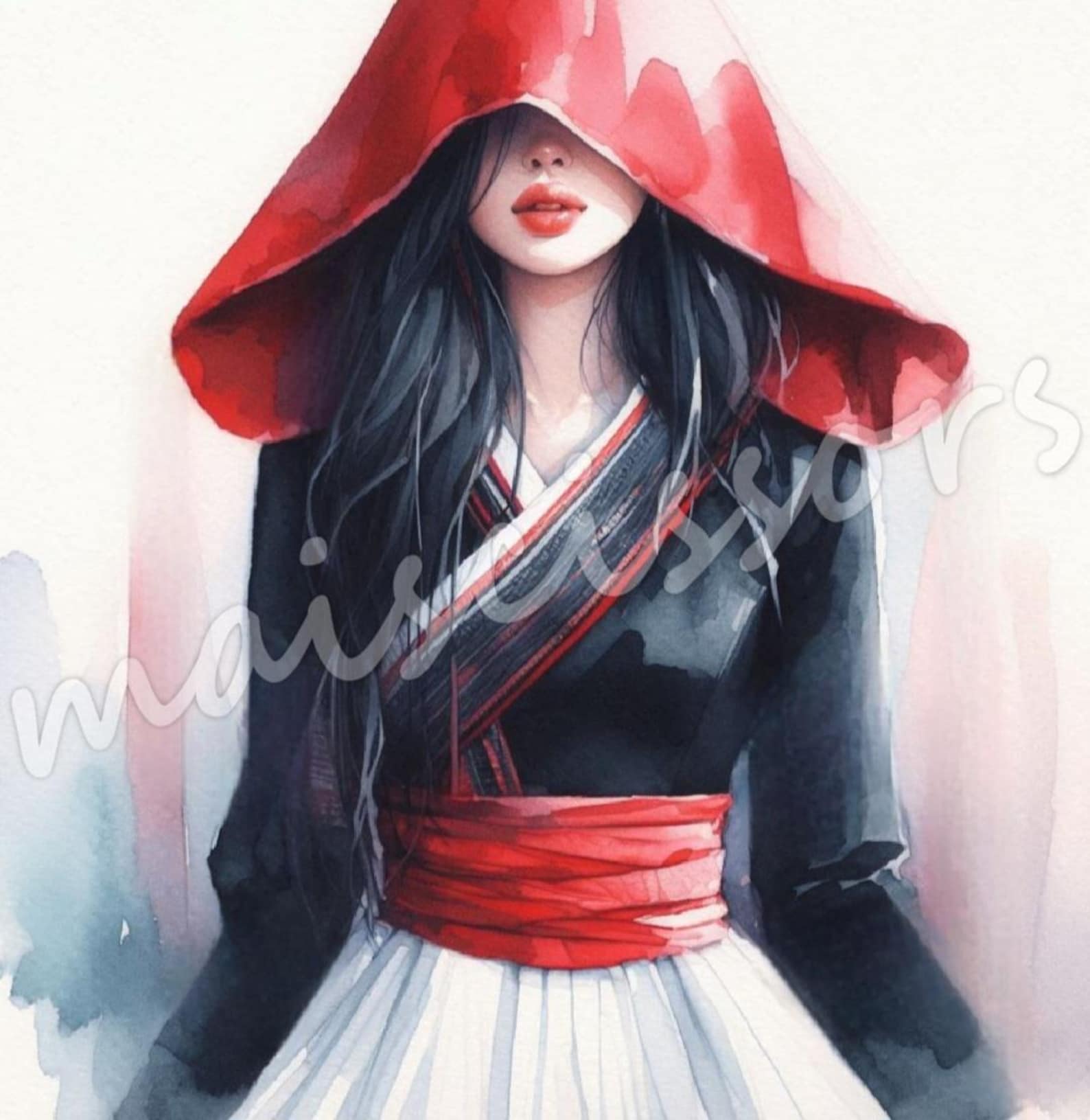 Hmong Asian Shaman Woman Clipart Digital Art - Etsy