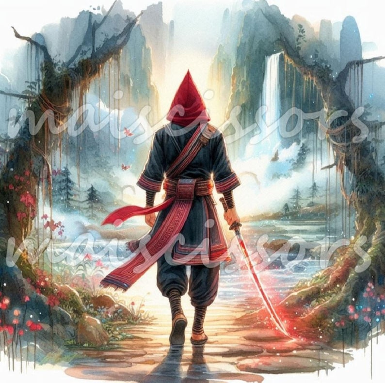 Hmong Asian Shaman Man PNG Clipart Digital Art - Etsy