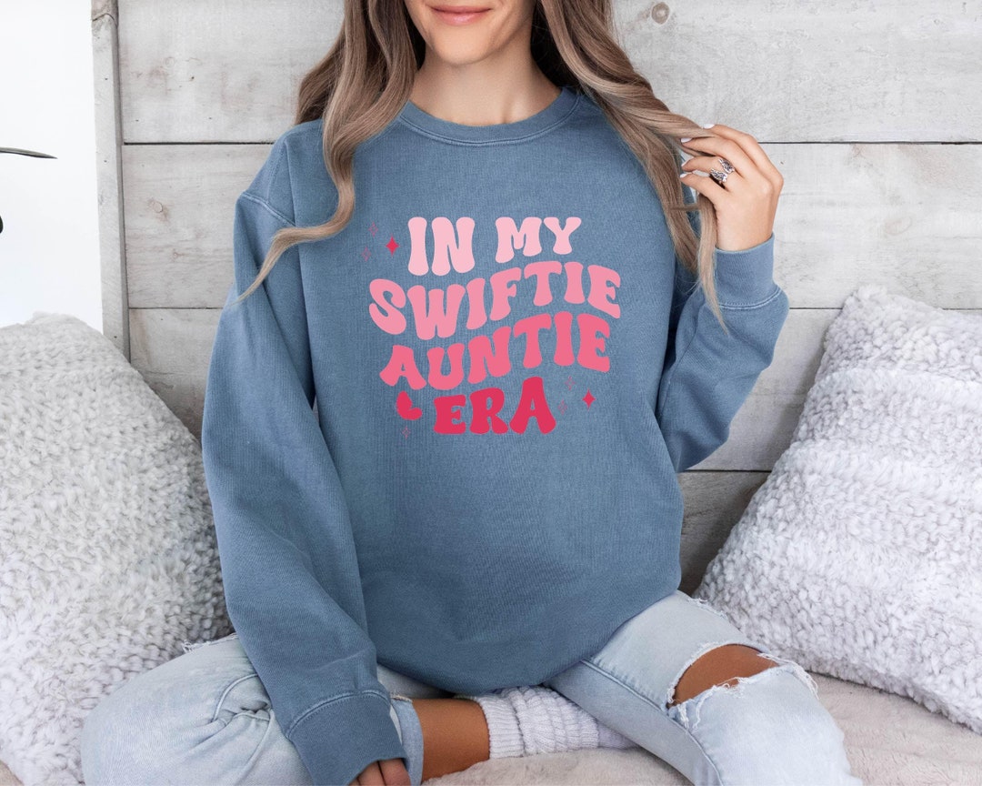 In My Swiftie Auntie Era Comfort Colors Sweatshirt, Swiftie Sweatshirt ...