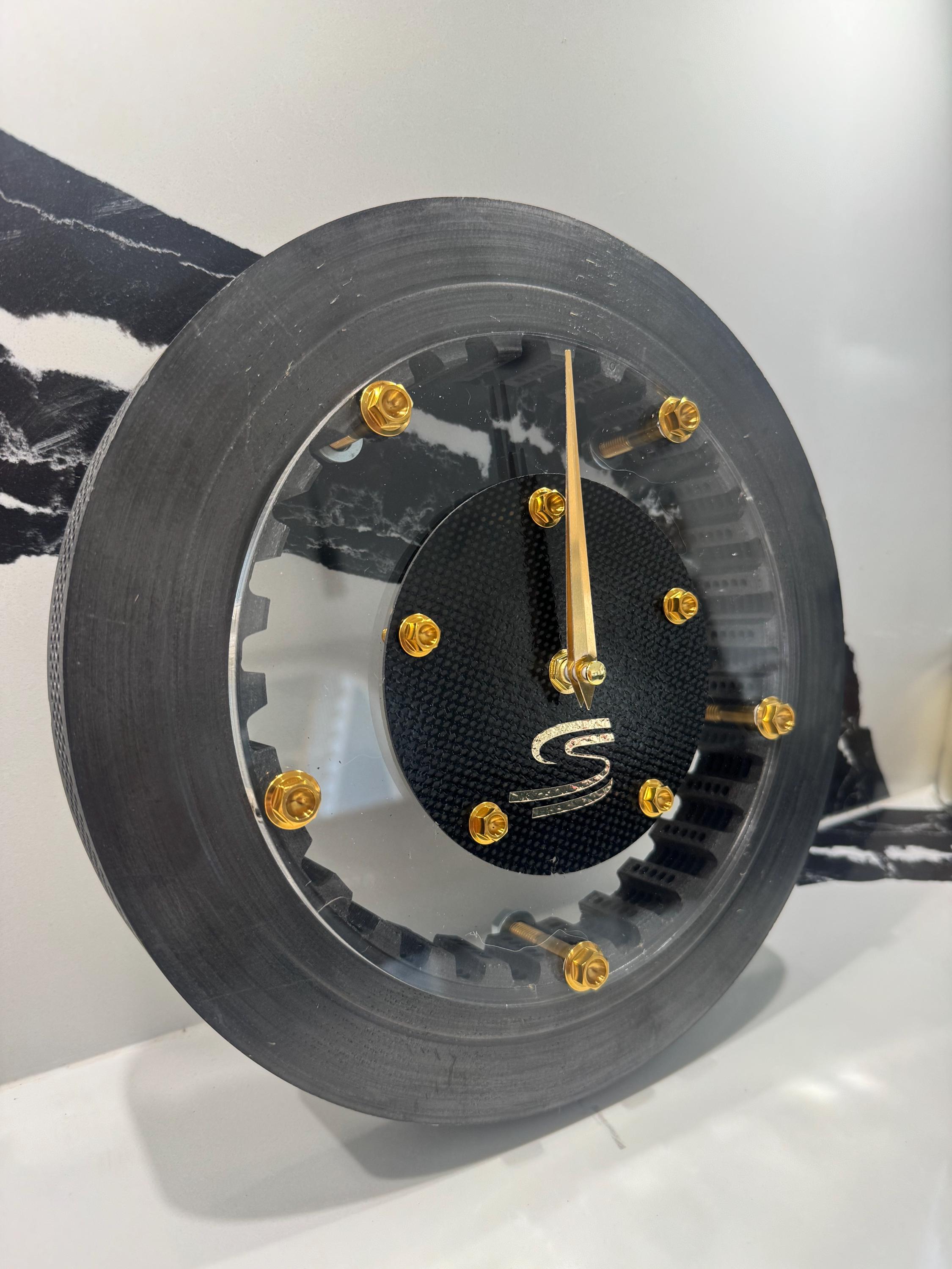 Authentic Ayrton Senna Carbon Ceramic Formula 1 Brake Disc Clock ...