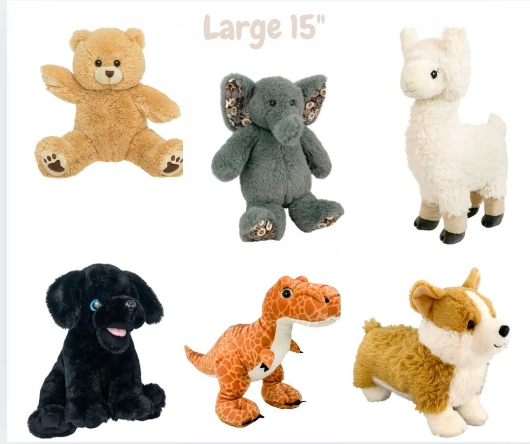 15" Personalized Stuffies. Keepsake of Loved One Remains, Send a Sweet ...