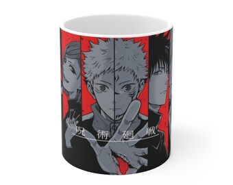Jujutsu Kaisen, JJK, Jujutsu Kaisen Mug, Anime, Anime Mug, Gift, Anime ...