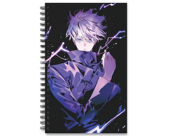 Gojo Satoru Notebook, Jjk Merch, Gojo Merch, Jujutsu Kaisen Journal 150 ...