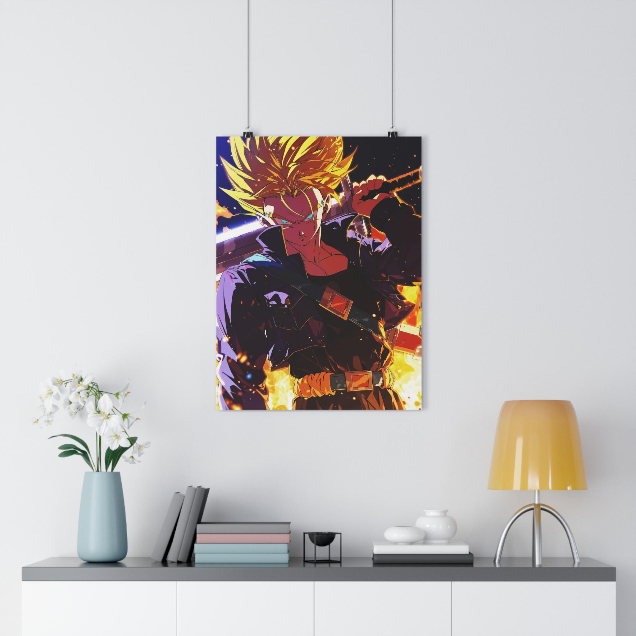 Super Saiyan Trunks Poster - Etsy