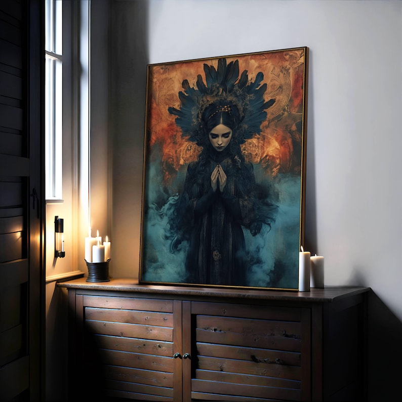 Incan Goddess of Fertility and Harvest, Pachamama Wall Art, Incan ...
