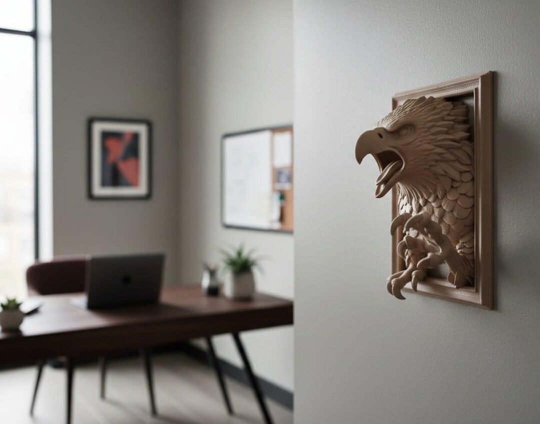 3D Eagle Wall Decor - Etsy