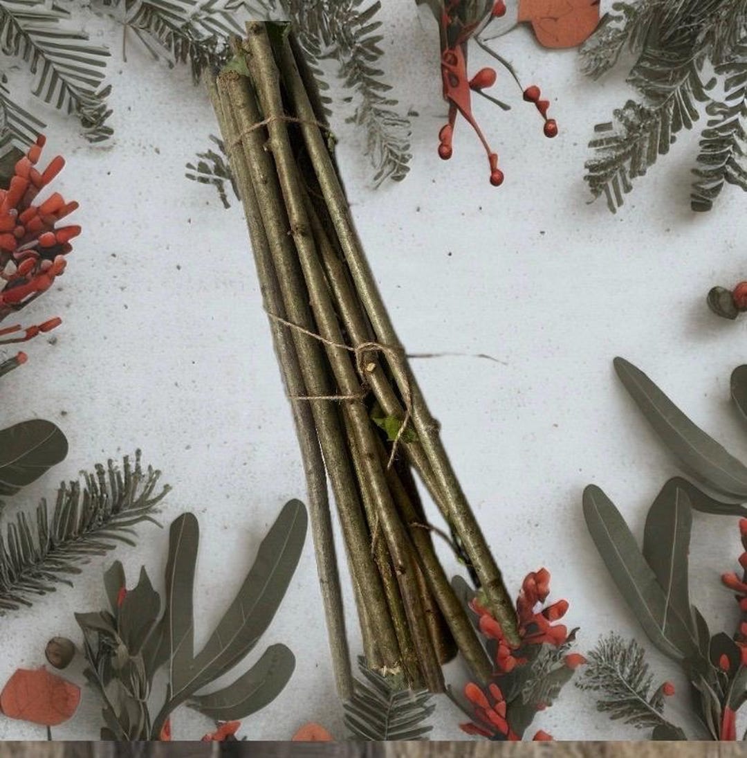 Organic Hazel Wood Stick Wand. Real Magic Wand, Wizard, Spell Casting ...
