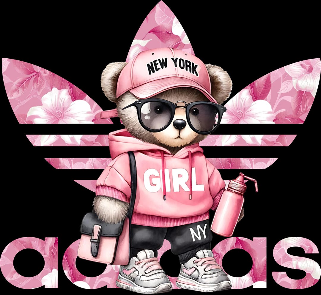 Adidas Girl NY PNG ART - Etsy