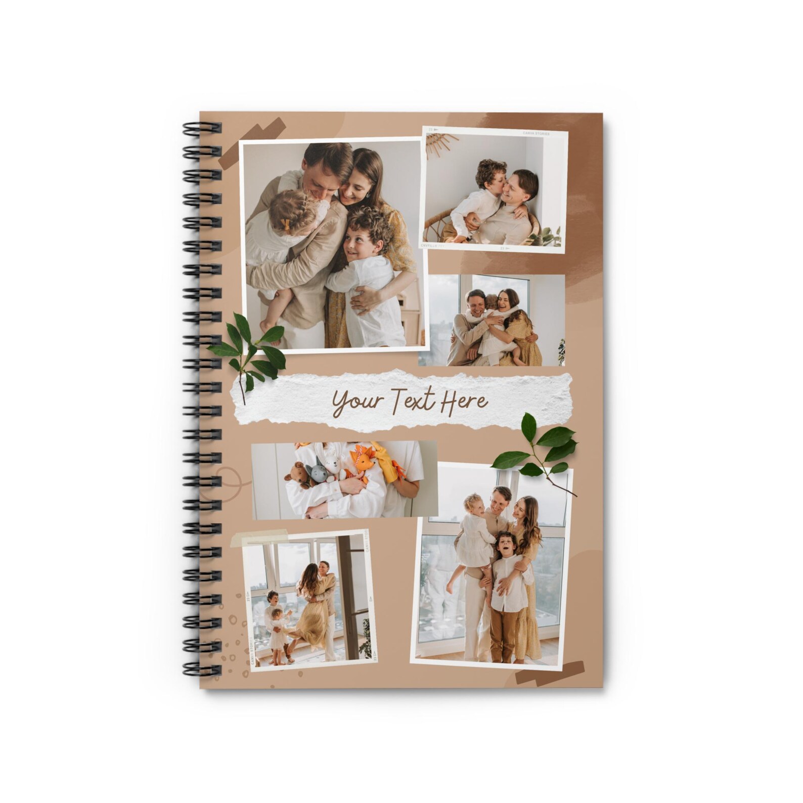 Customized Notebook With Photo Collage Personalized Spiral Notebook ...