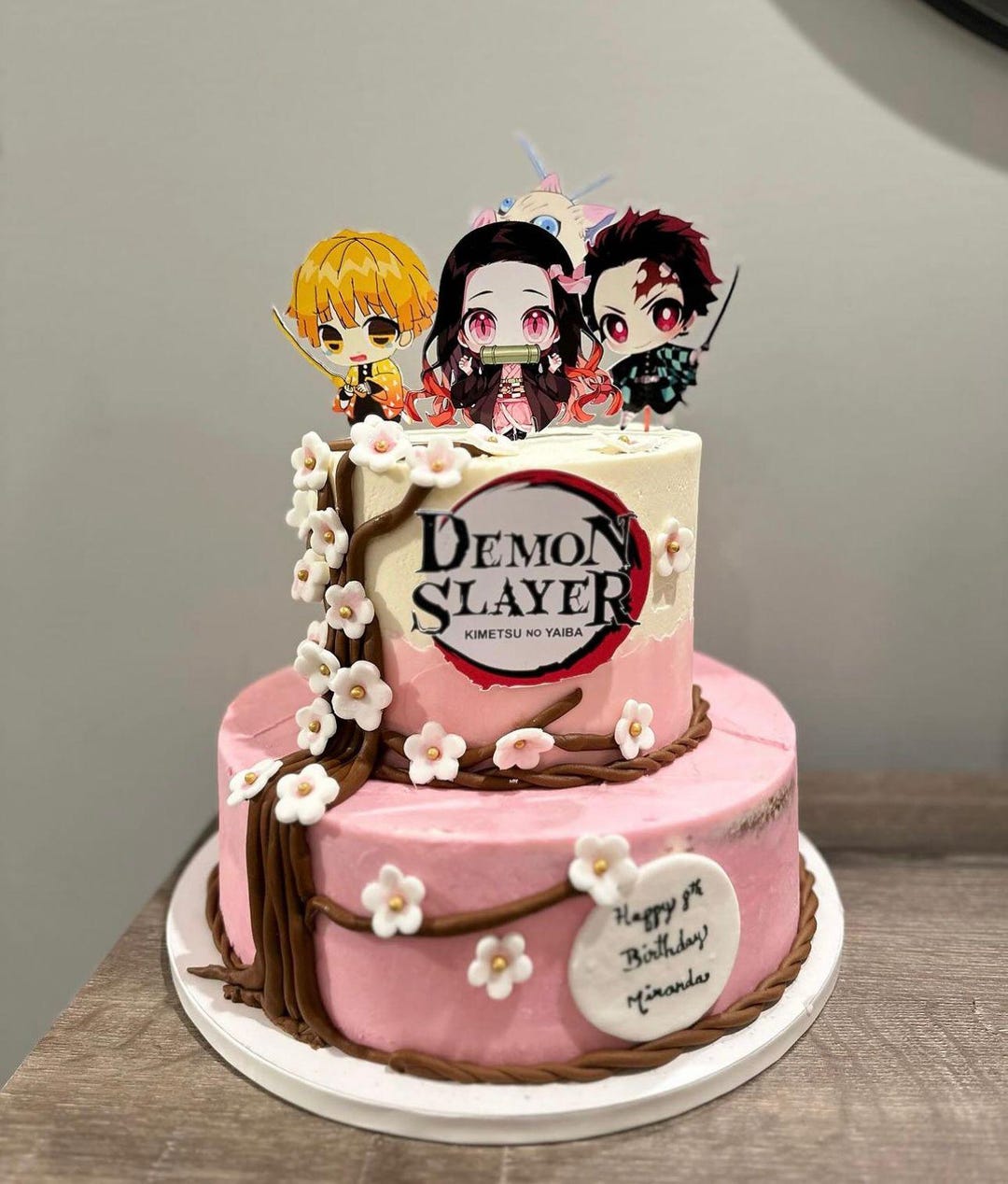 Custom Personalized Demon S- Cake Topper Girl or Boy - Cake Topper ...